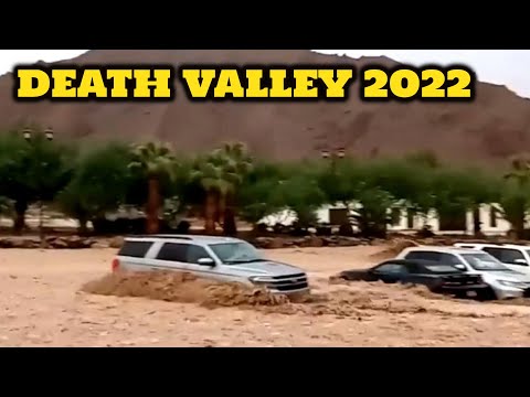 Incredible flooding in Death Valley California! In 111 years, it was ...